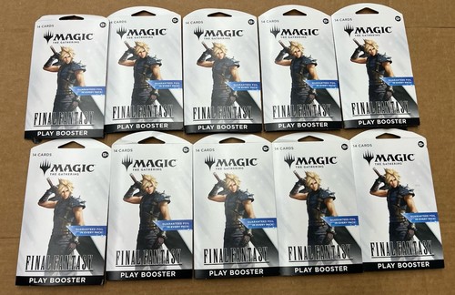 Final Fantasy Play Booster Pack Lot Of 10 Magic the Gathering New ...