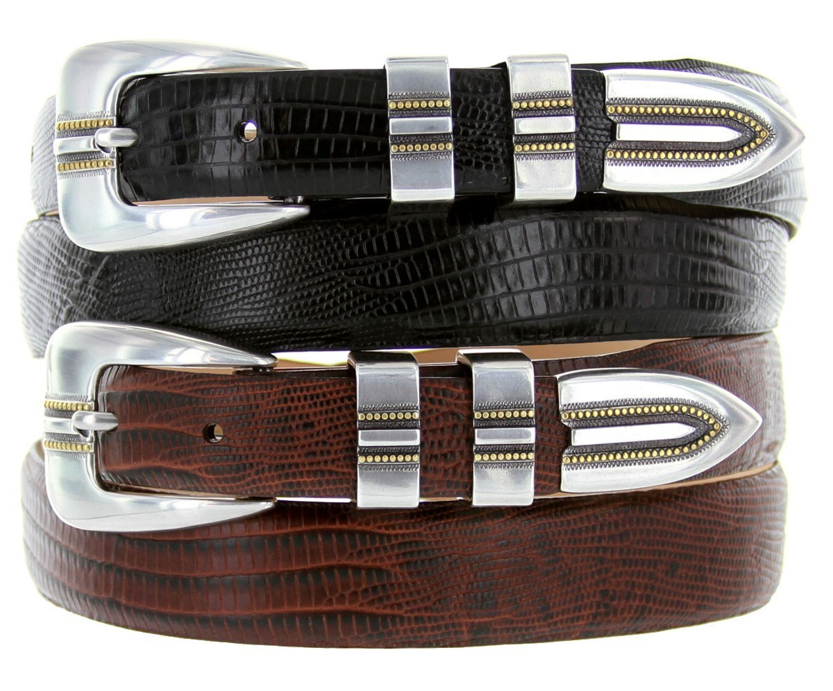 Vincente Men's Belt Italian Calfskin Genuine Leather Designer Dress ...