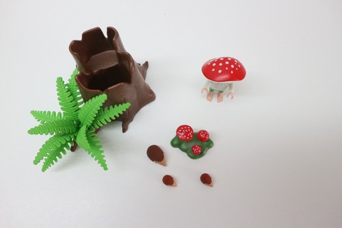 playmobil 4194 setnr. tree stump mushroom king fairy tale use 4195 4199 ...
