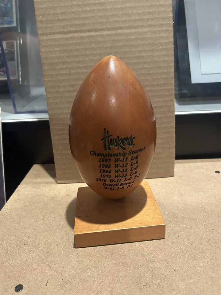 RARE 1970-1997 Nebraska National Championship Limited /5000 Wood ...