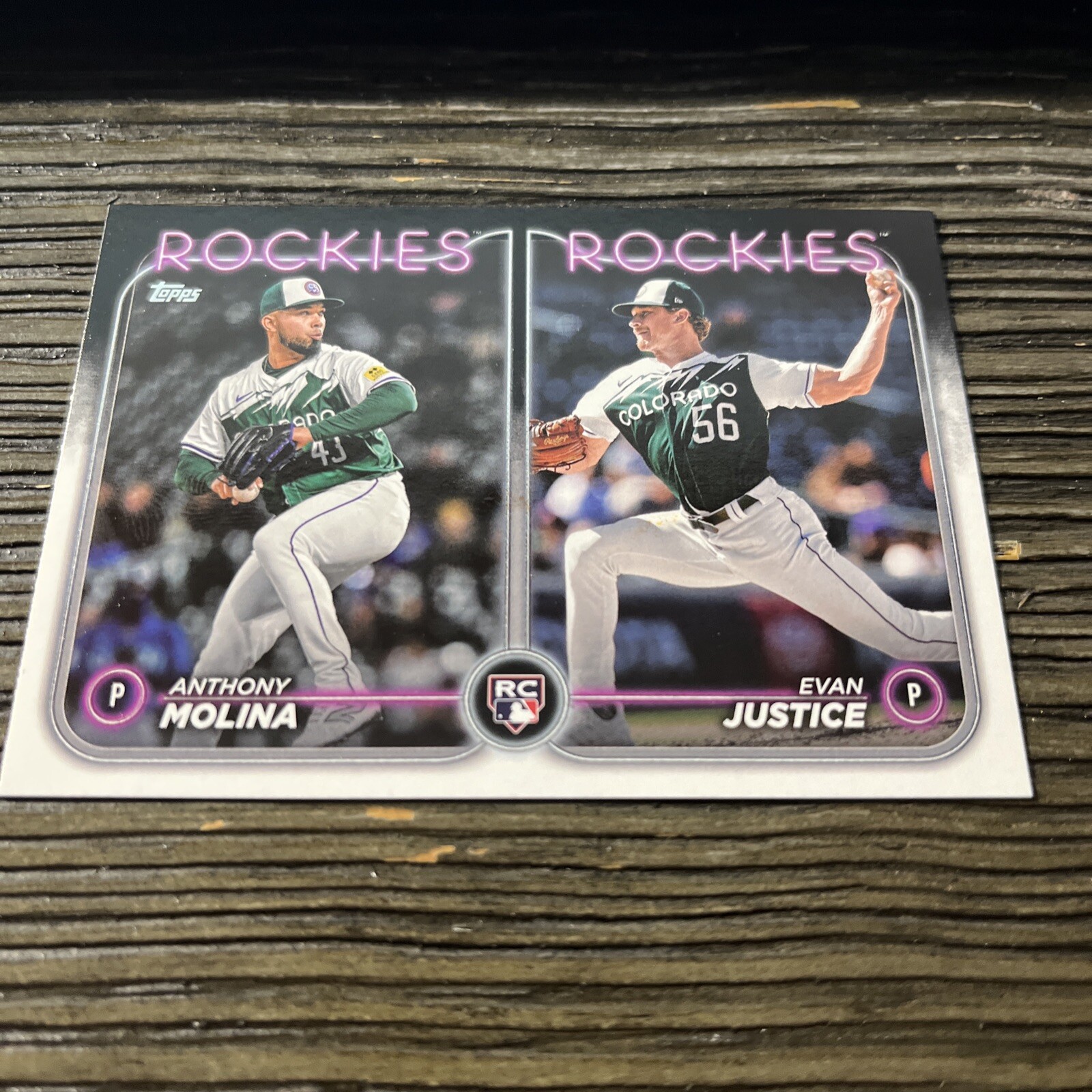 2024 Topps Update US-270 Evan Justice & Anthony Molina Rookie Combo ...