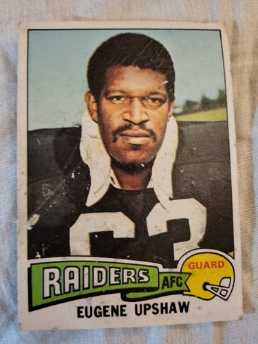 1974 Topps Eugene Gene Upshaw crease card #190 | eBay
