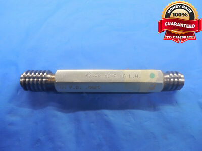5/8 8 NA 4G ACME LEFT HAND THREAD PLUG GAGE .625 GO NO GO P.D.'S ...