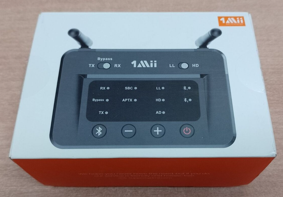 1Mii B03 Bluetooth 5.0 Transmitter Receiver for TV Home Stereo w/LCD ...