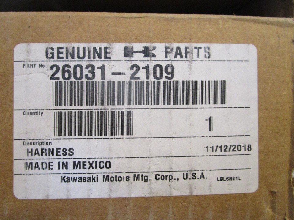 NEW Genuine Kawasaki Main Harness OEM Part # 26031-2109 | eBay