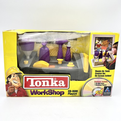 Tonka Workshop Tools CD-ROM Keyboard Playset 1999 Playskool New In Box ...