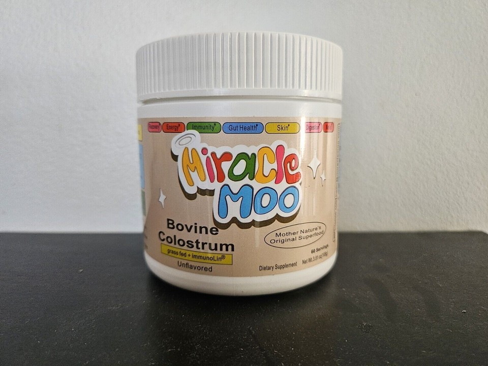 Miracle Moo Bovine Colostrum Powder (60 Servings 108g) | eBay