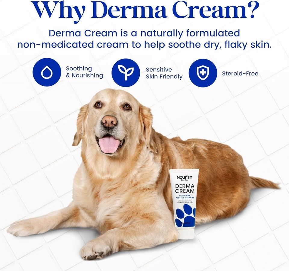 Soothing Dog Skin Cream - 150g Fast-Acting Treatment for Hot Spots ...