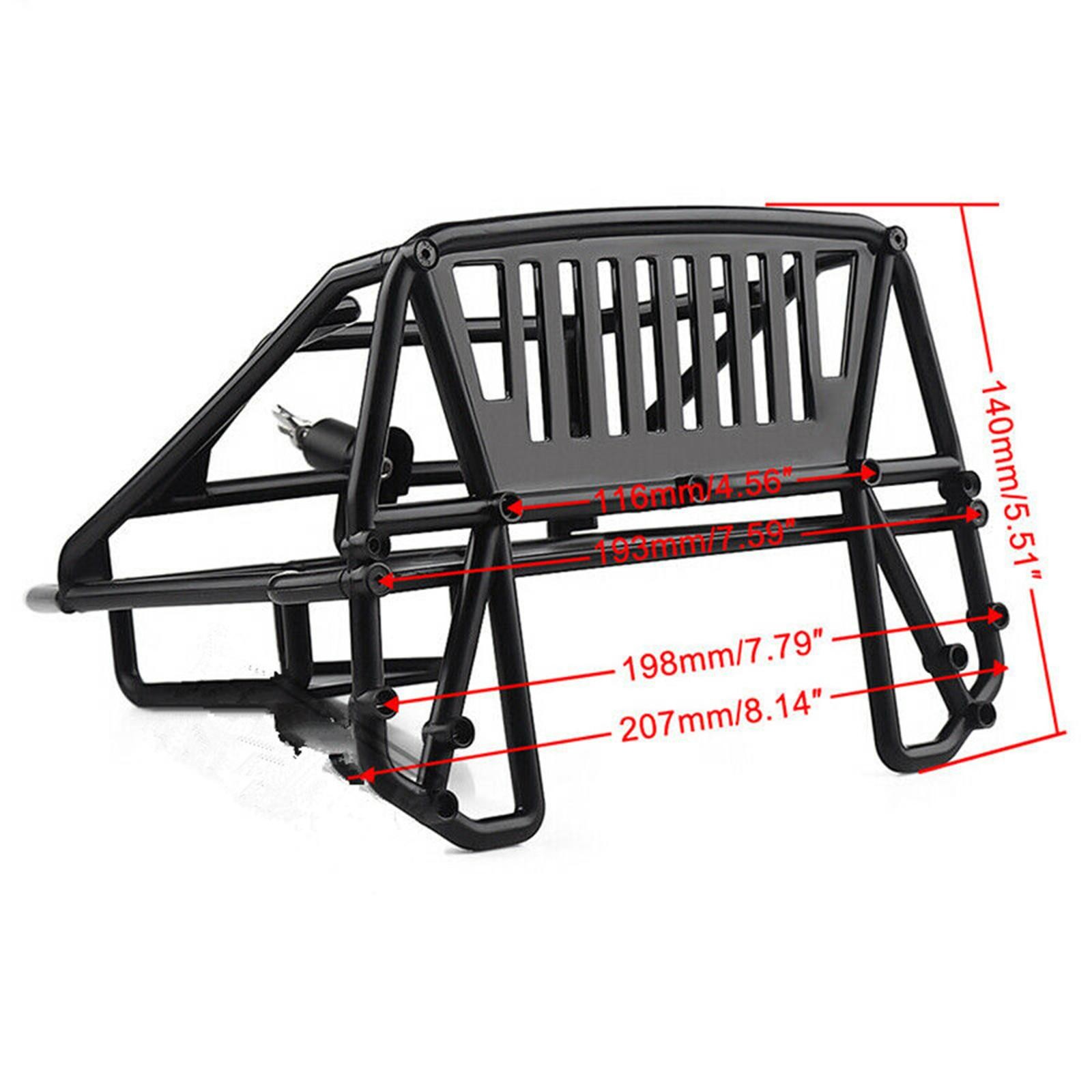 1x Back-Half Cage For 1/10 RC Crawler Car TRX4 SCX10 90046 Redcat GEN 8 ...