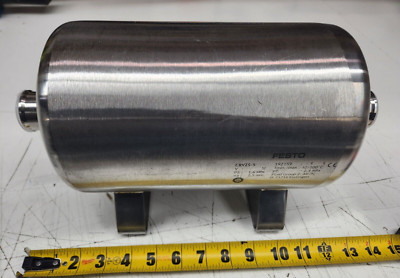 Festo CRVZS-5 Compressed Air Reservoir High Alloy Stainless Steel Air ...