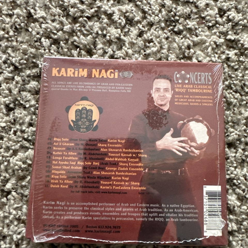 Karim Nagi CD concerts Arab pan eastern classical music Live. SEALED ...