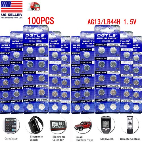 Fress LR44 AG13 A76 Button Cell 1.5V Batteries | Alkaline | 1.5 V ...