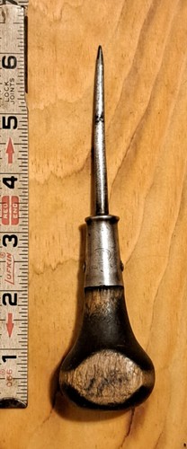 Vintage 6.5" PEXTO Wood Handle Scratch Awl WOODWORKING HOBBY TOOLS USA ...