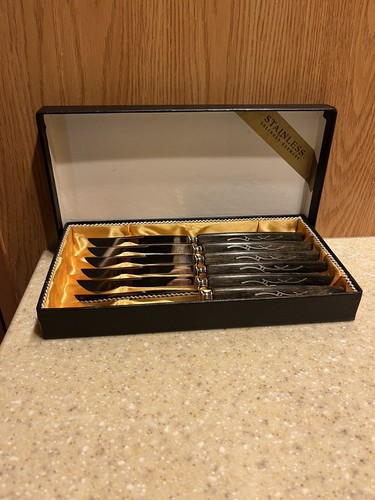 Set Of 6 Vintage Peaso Stainless Solingen Germany Steak Knives | eBay