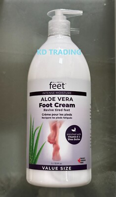 ALL ABOUT FEET ~ Intense Moisture Vitamin E Shea Butter ALOE VERA FOOT ...