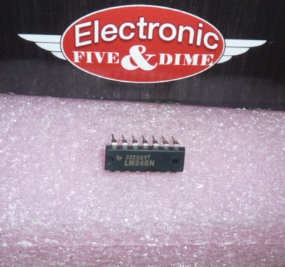 LM348N Texas Instruments Operational Amplifier 6000uV Offset-Max PDIP14 ...