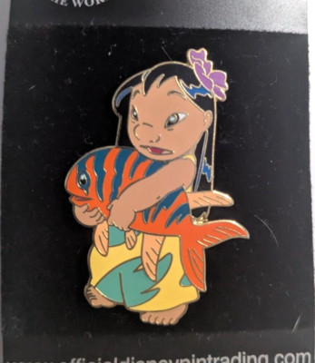 Disney Pixar 2003 Lilo Holding Fish Pin Lilo and Stitch | eBay