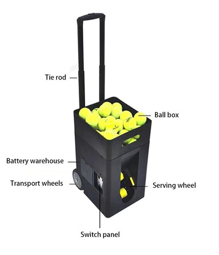 Training APP Remote Control And Practice Tennis Padel Ball Machine For ...