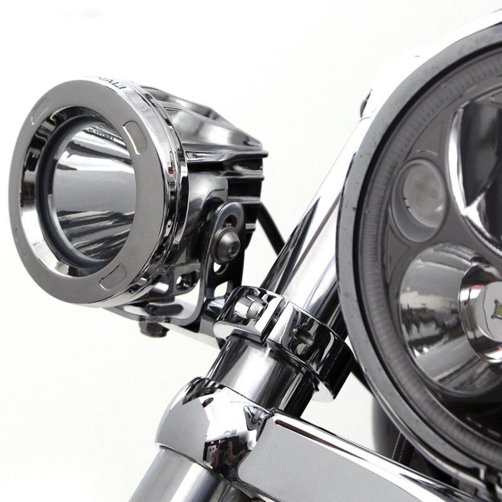 Kawasaki ER6NL 2013 - 2015 Denali Universal Fork Tube Light Mount Kit ...