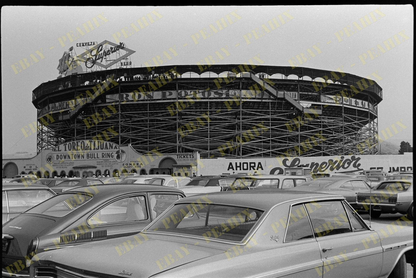 (I002) Vintage 1960s 35mm Photo Negative - EL TOREO DE TIJUANA BULLRING ...