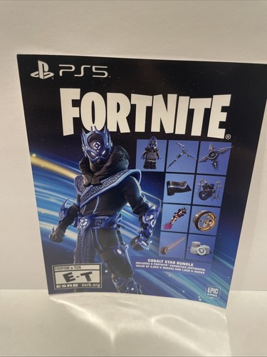 Fortnite Cobalt Star Bundle Code - PS5 | eBay