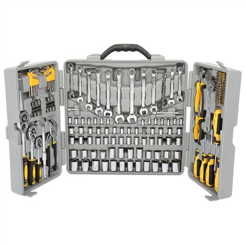 205 PCS Tool Set Mechanics Tool Kit Wrenches Socket Hand Tool Set w ...