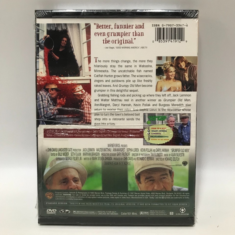 Grumpier Old Men (DVD, 1995) Snapcase 85391419129 | eBay