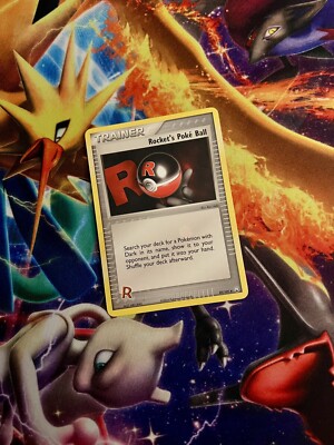 Pokemon Rocket's Poke Ball EX Team Rocket Returns non Holo card 2004 | eBay