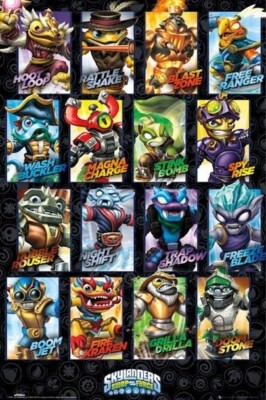 SKYLANDERS SWAP FORCE ~ 16 PICS ~ 24x36 Video Game Poster ~ NEW/ROLLED ...