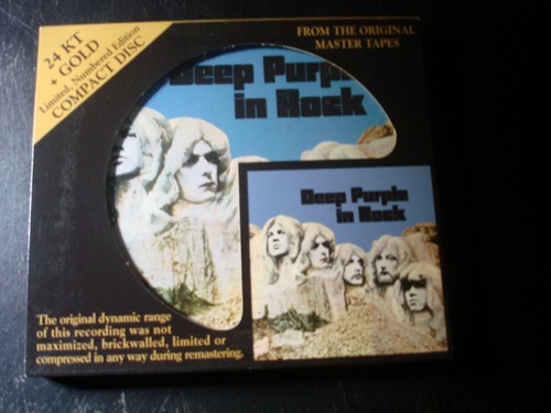 DEEP PURPLE IN ROCK 24 KT GOLD CD LIMITED EDITION | eBay Australia
