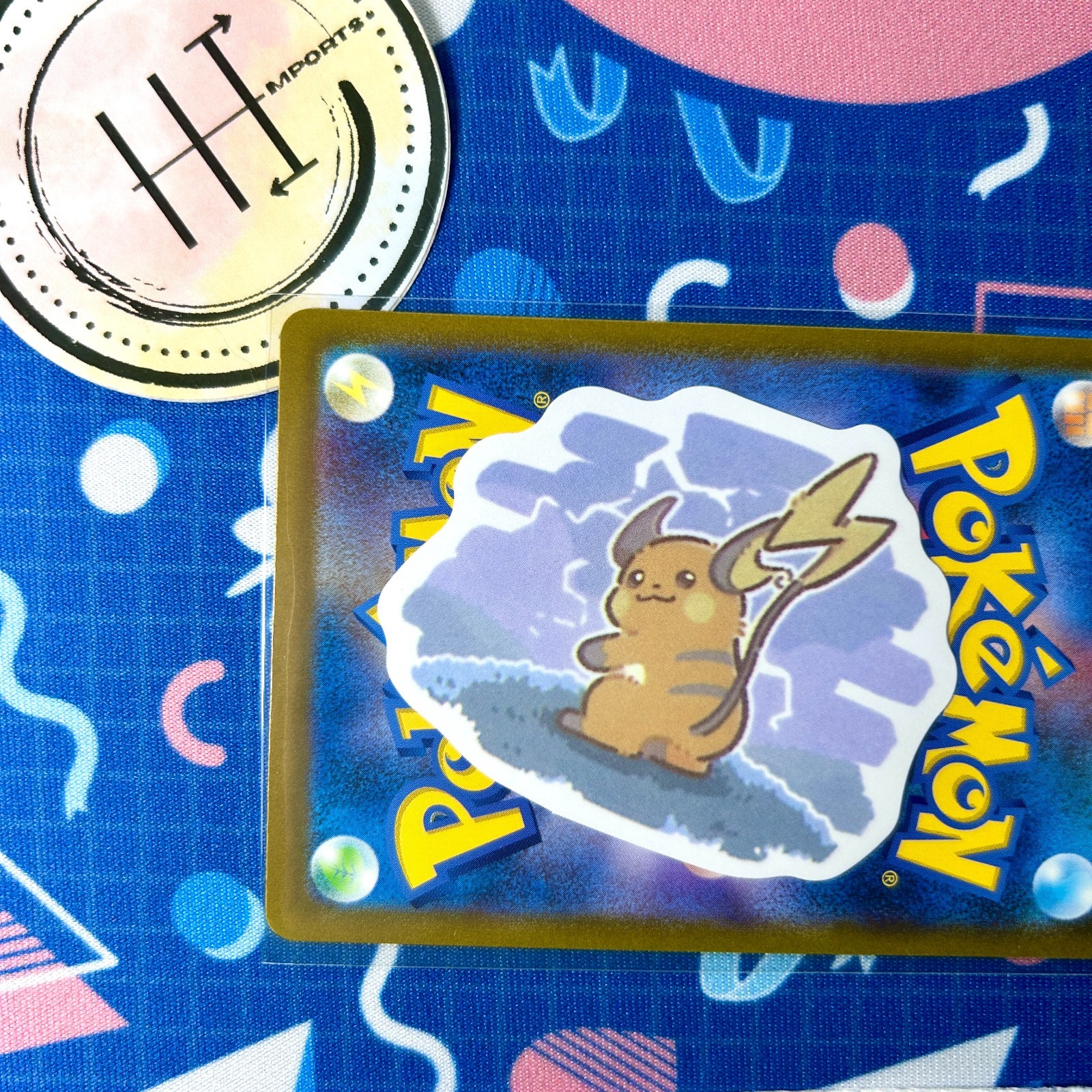 Pokemon Waterproof Vinyl Raichu Sticker | Cute Kawaii Pastel Sketch ...