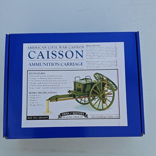1:16 Guns of History Civil War CAISSON Ammunition Carriage 1/16 SCALE ...