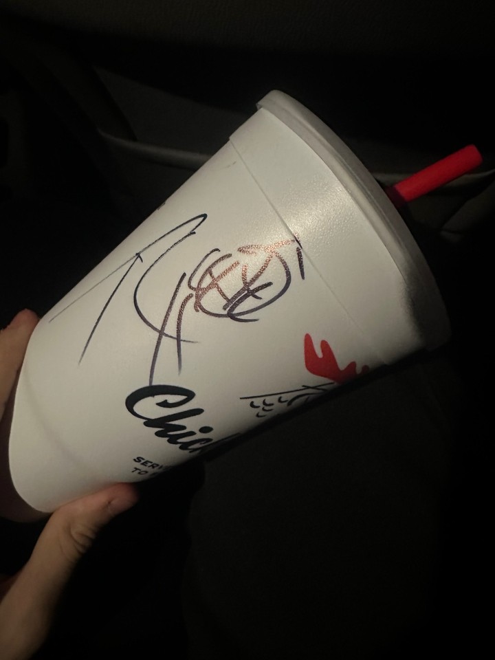 (New) Un-used Chick-fil-A cup With weird writing on the side | eBay