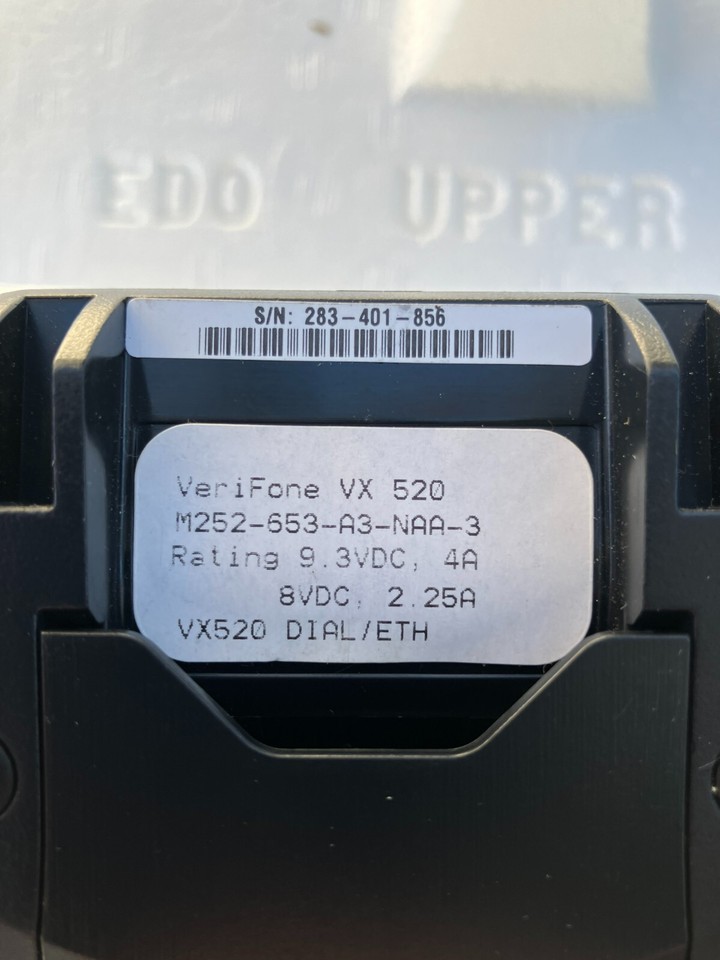 Credit Card Machine Terminal Reader - Verifone VX520 VX 520 ...