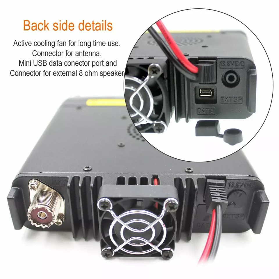 TYT TH-9800 Plus 29/50/144/430 MHz Quad Band Transceiver Mobile Radio ...
