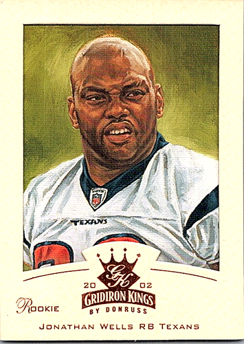 2002 Gridirons Kings Bronze Football #117 Jonathan Wells Texans | eBay