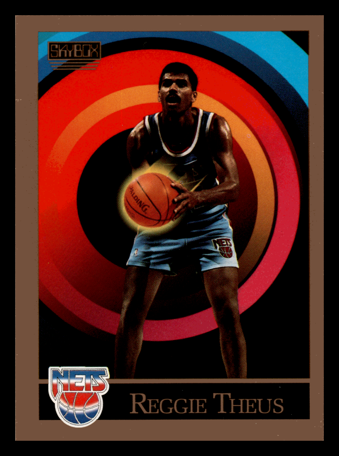 Reggie Theus 1990 SkyBox #399 New Jersey Nets Centered Mint | eBay