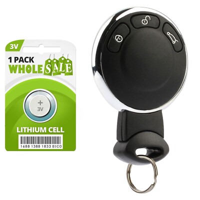 Replacement For 2007 2008 2009 2010 Mini Cooper Key Fob Remote | eBay