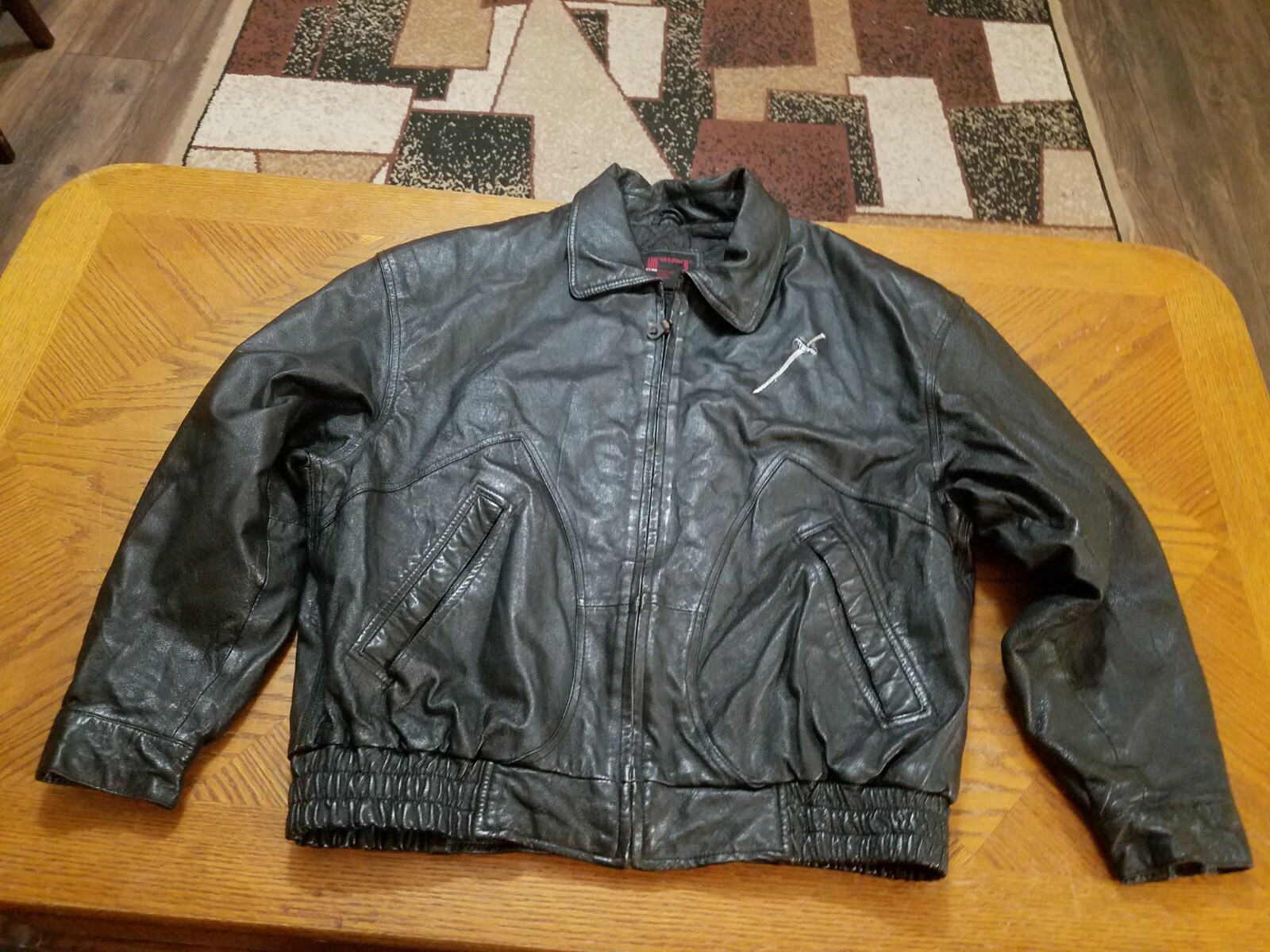 Rare Vintage Highlander Leather Jacket 100th Episode … - Gem