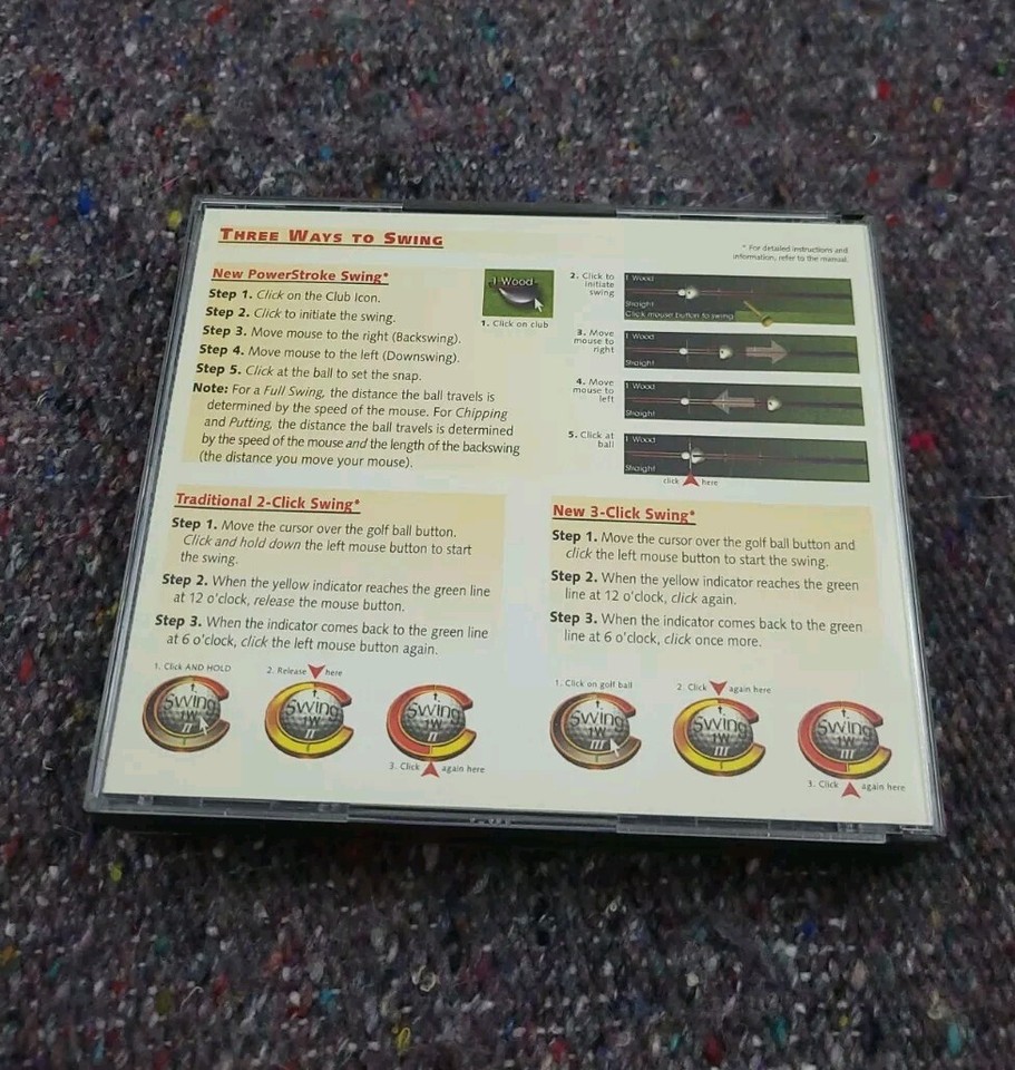 Links LS 1999 Golf Computer PC Game 90s Vintage Cd Rom USA Used | eBay