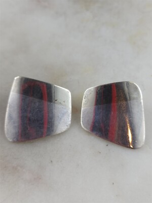 GSM Vintage Sterling Silver Earrings - 14.4 Grams Signed with Anvil | eBay