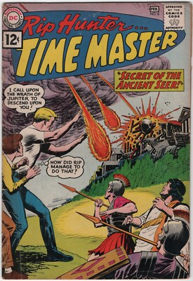 Rip Hunter..Time Master Comic Book #6 DC Comics 1962 VERY GOOD+ | eBay