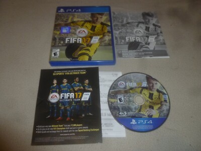 SONY PLAYSTATION PS4 GAME FIFA 17 W CASE & MANUAL SOCCER COMPLETE | eBay