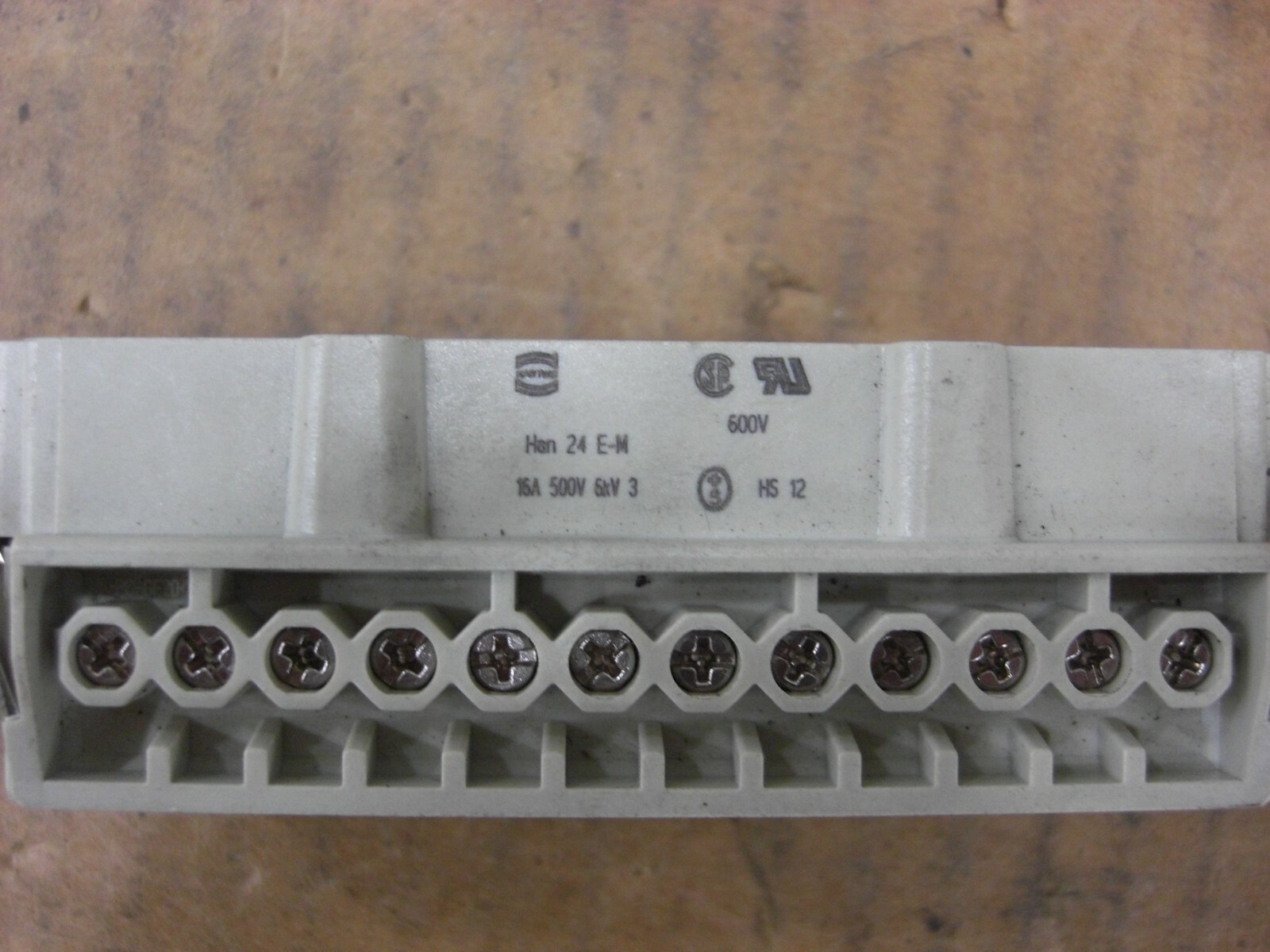 Harting Male Insert 09330242601, 24 Pin HAN E-M Series | eBay