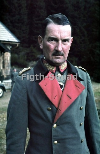 WW2 Picture Photo German General Von Schobert Commander Op Barbarossa ...