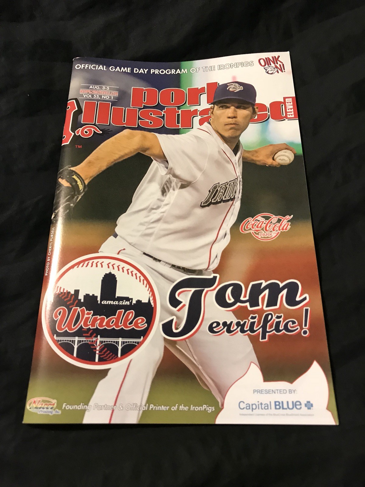 2018 Lehigh Valley Ironpigs Program 8/3-8/5/18 Tom Windle Phillies | eBay