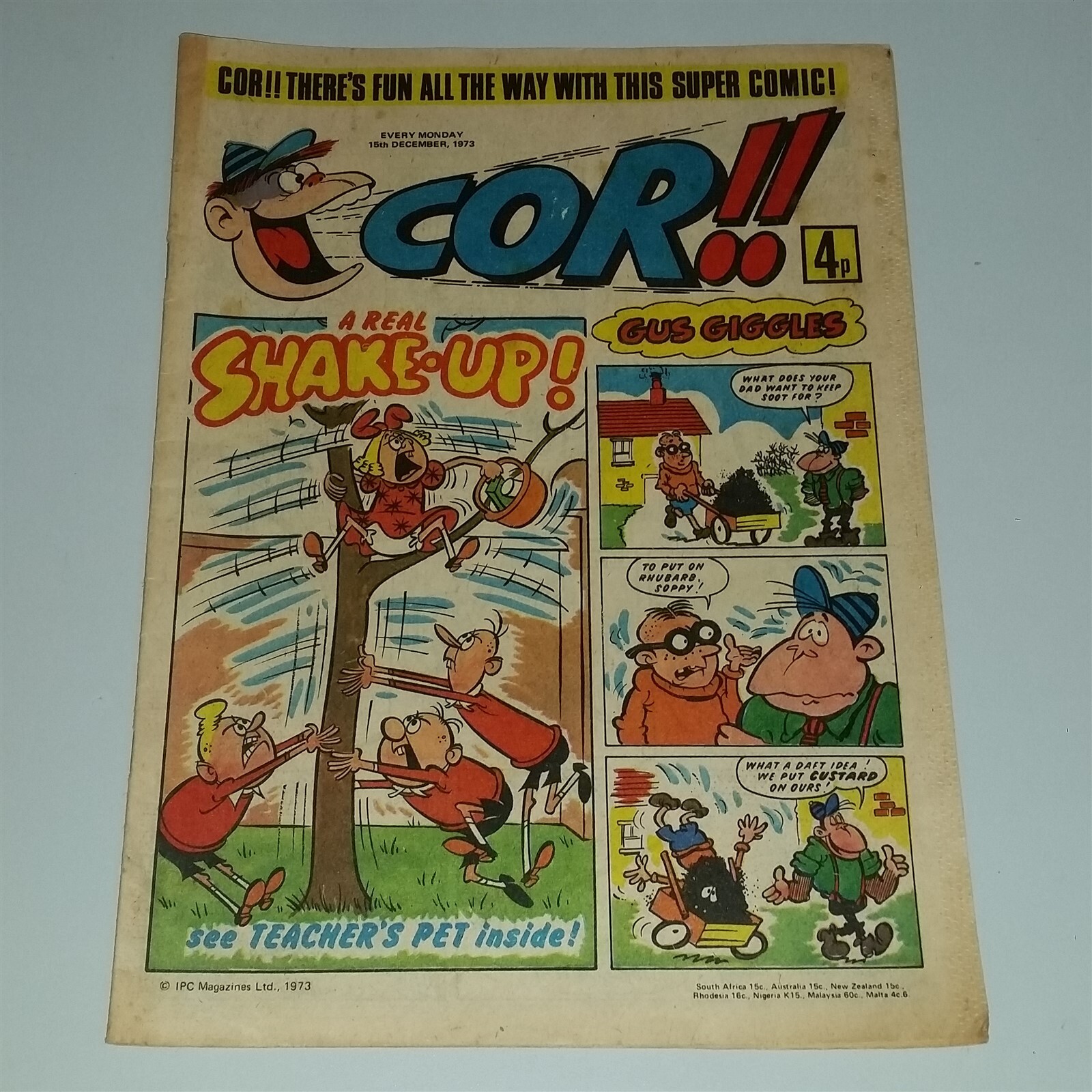 COR!! 15TH DECEMBER 1973 IPC MAGAZINES BRITISH WEEKLY COMIC | eBay