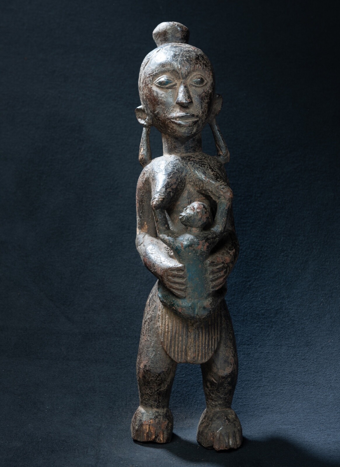 Bakuba Maternity Statue, D.R. Congo, Central African Tribal Art. | eBay