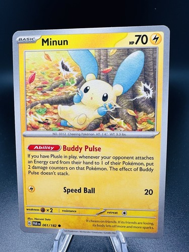 Pokemon TCG - Minun 61/182 - Paradox Rift 2023 | eBay