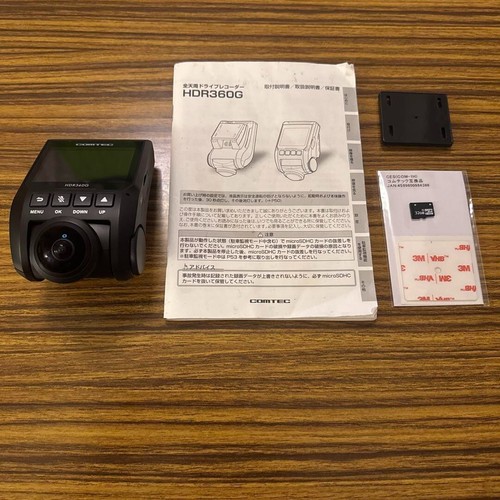 Comtec HDR 360G Dash Cam 360 Camera Safe Driving Aid | eBay